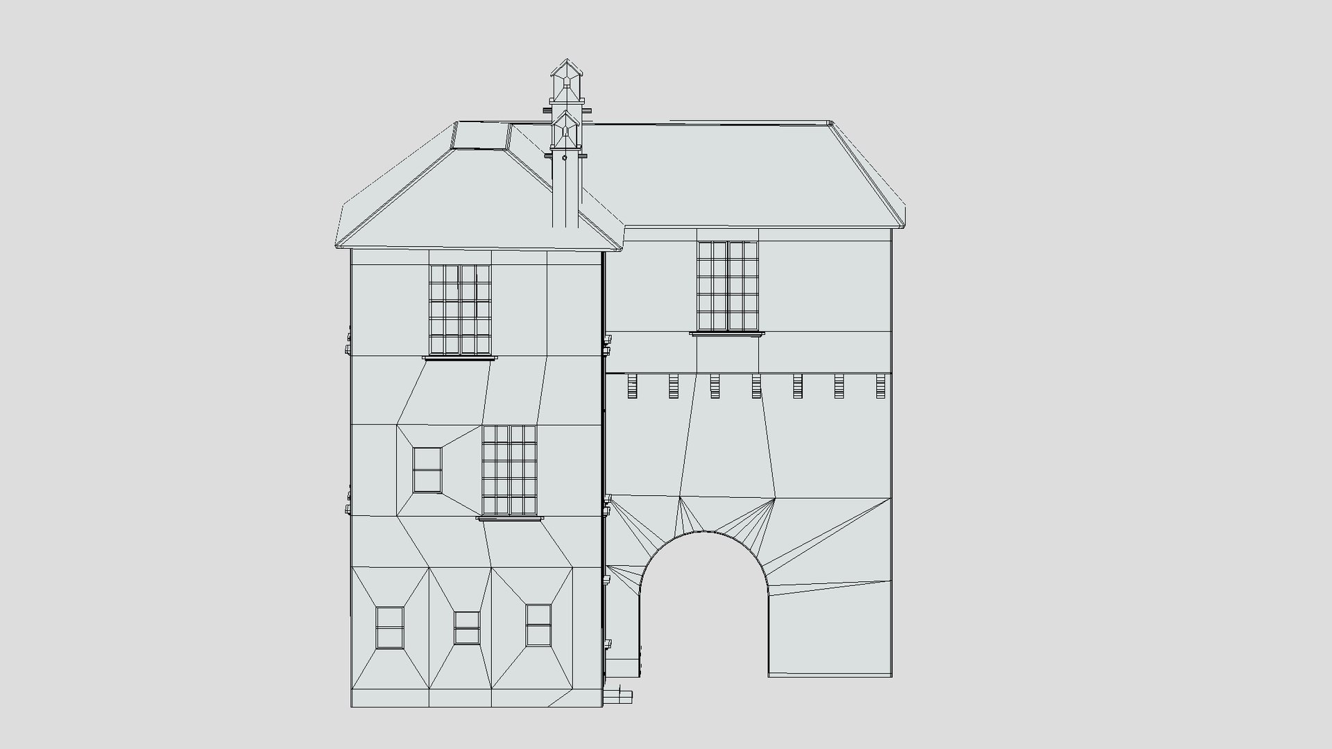 Castle Medieval Middle Ages 06 Low Poly PBR Realistic Model ...