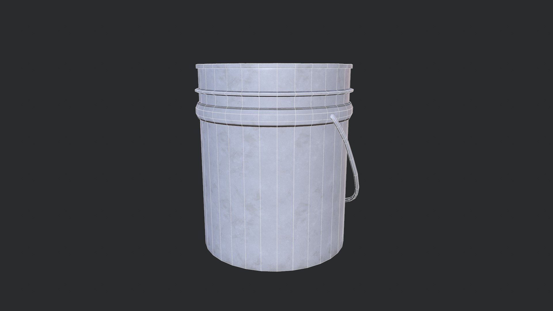 3D Plastic Pail - TurboSquid 1702949