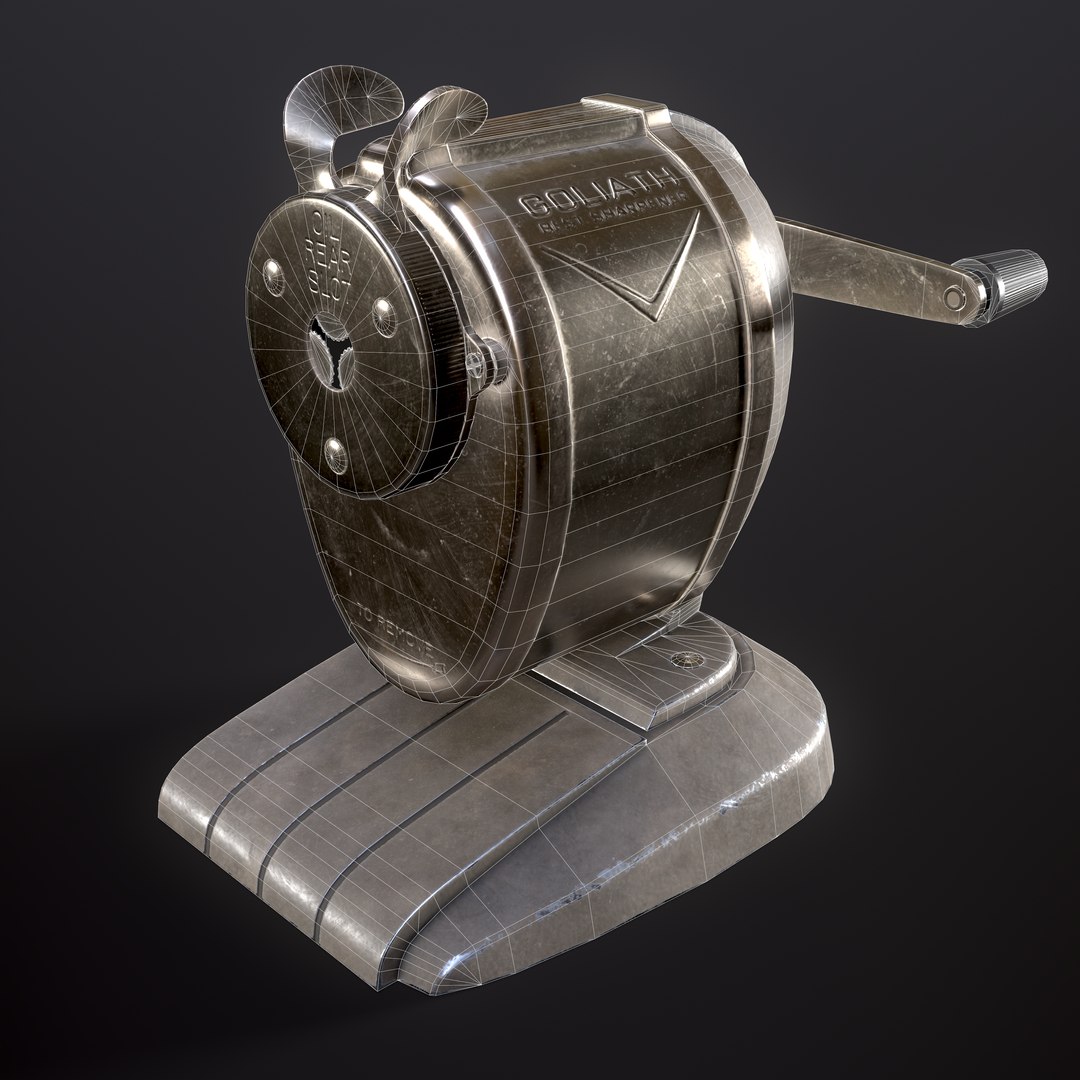 3D Model Pencil Sharpener - TurboSquid 2054390