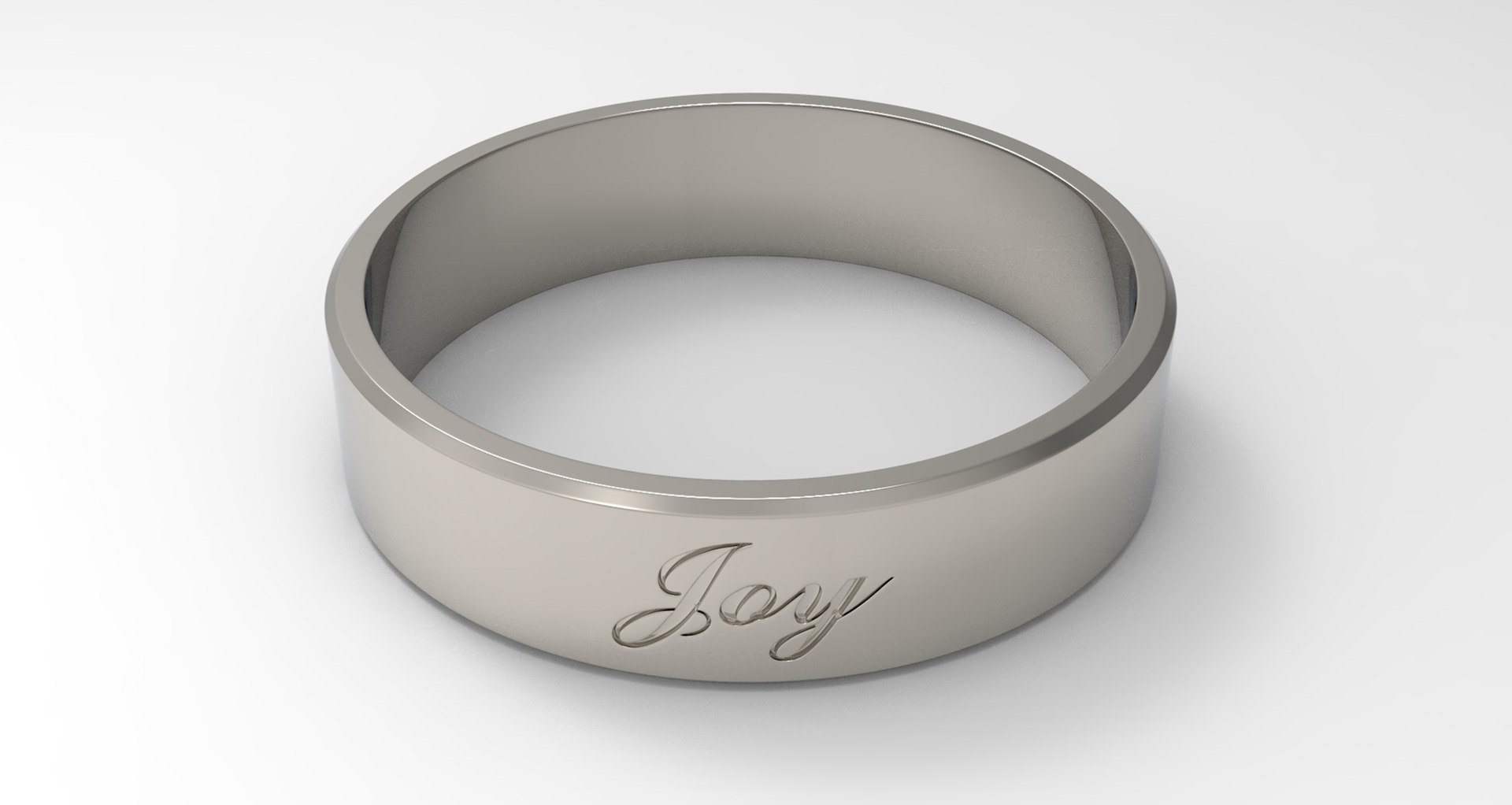 Joy Ring Platinum 3D Model - TurboSquid 1893817
