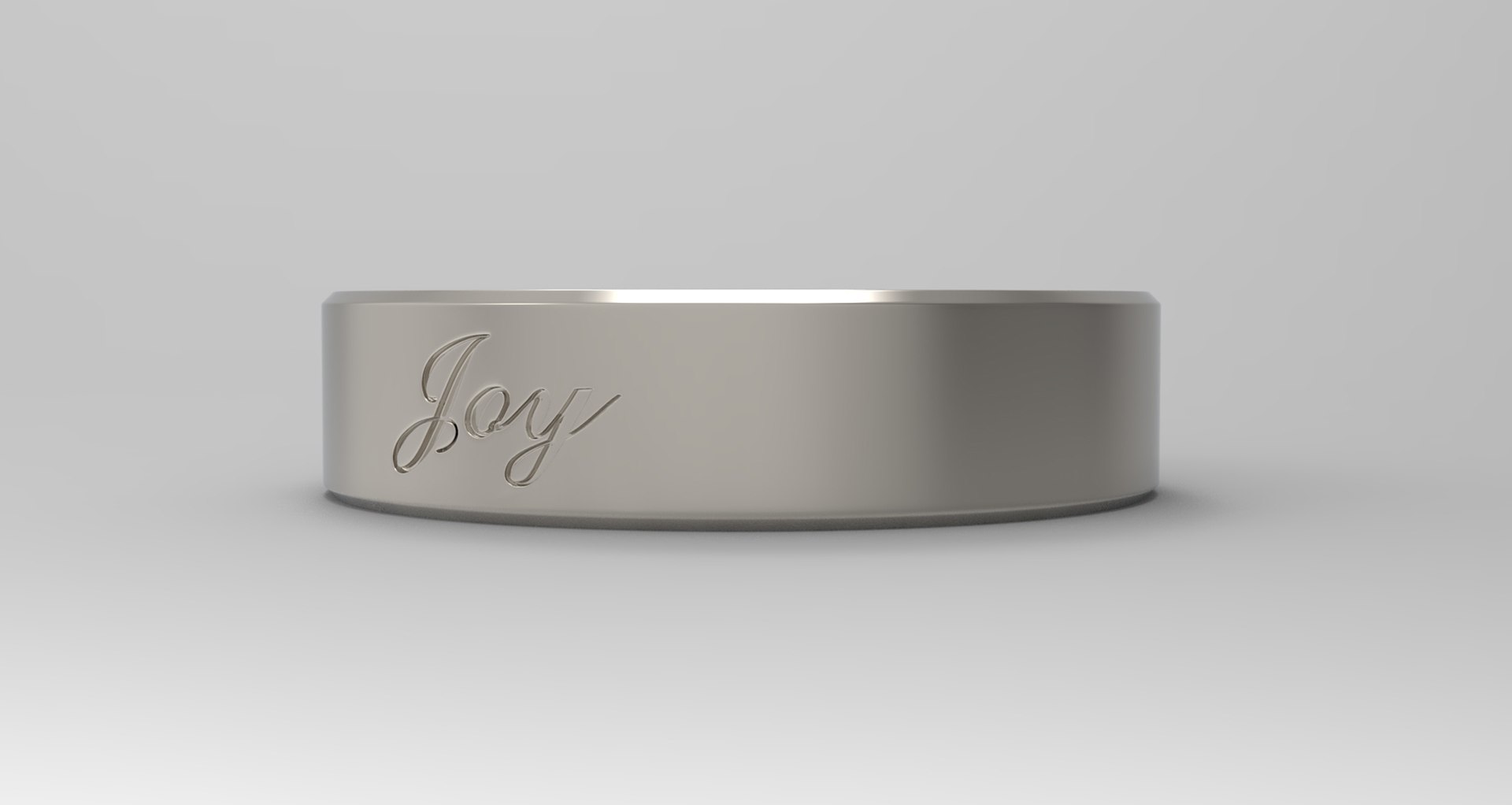 Joy Ring Platinum 3D Model - TurboSquid 1893817