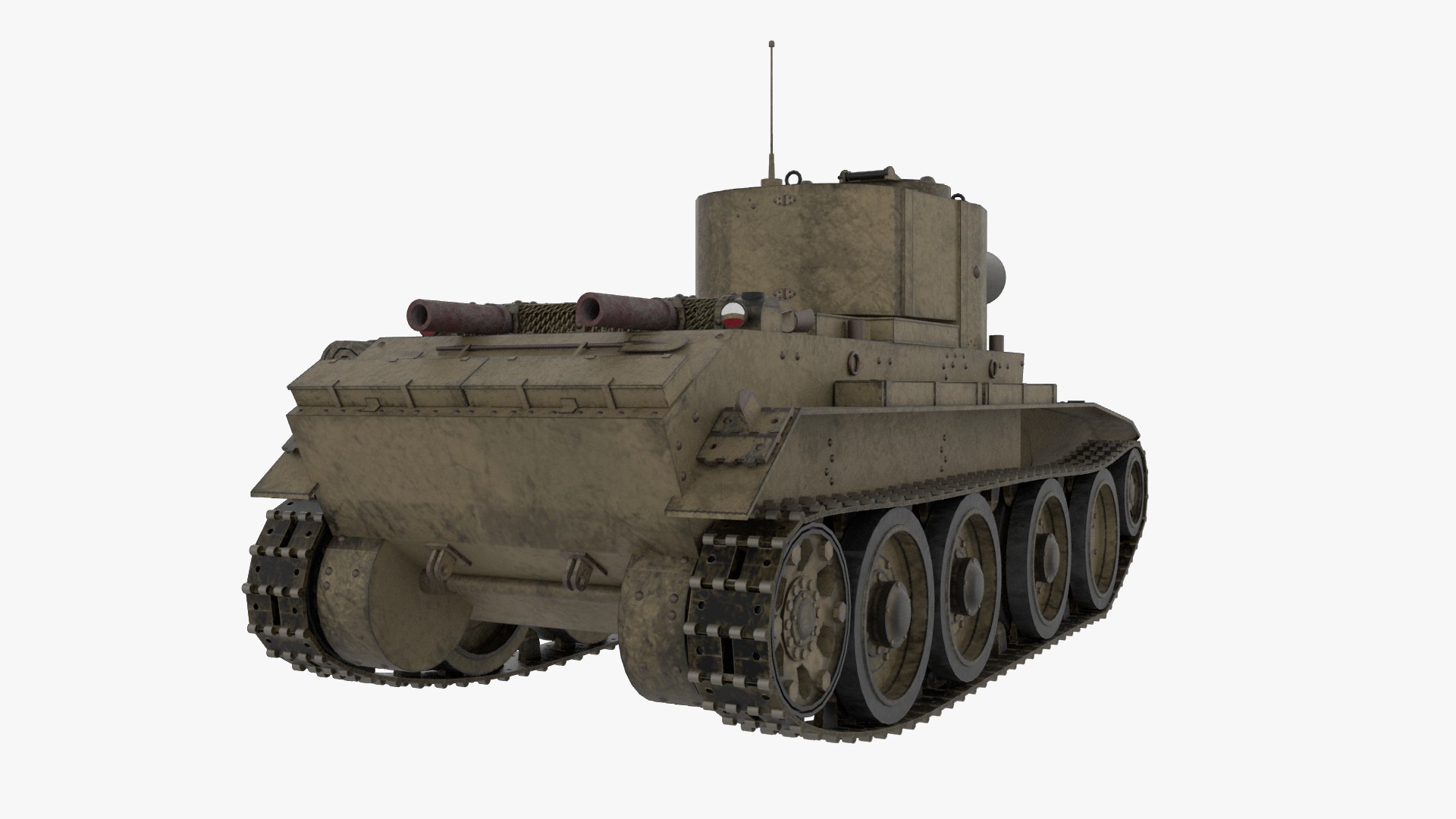 Bt-7a Bt-7 3D Model - TurboSquid 1454065