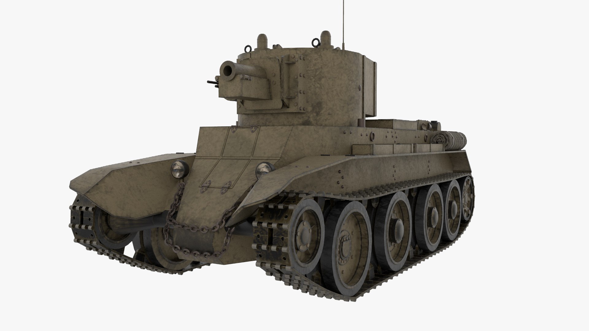 Bt-7a Bt-7 3D Model - TurboSquid 1454065