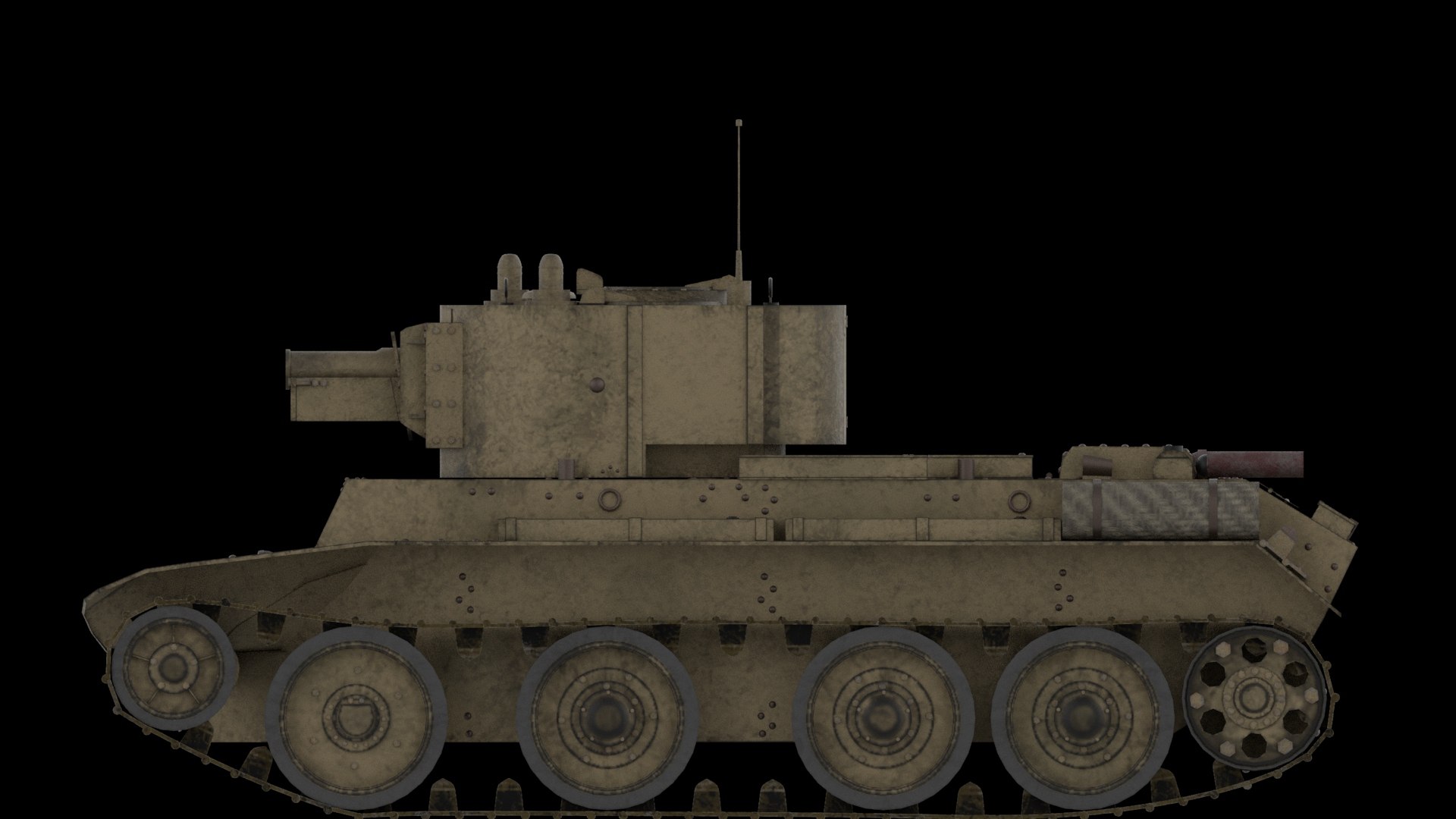 Bt-7a Bt-7 3D Model - TurboSquid 1454065