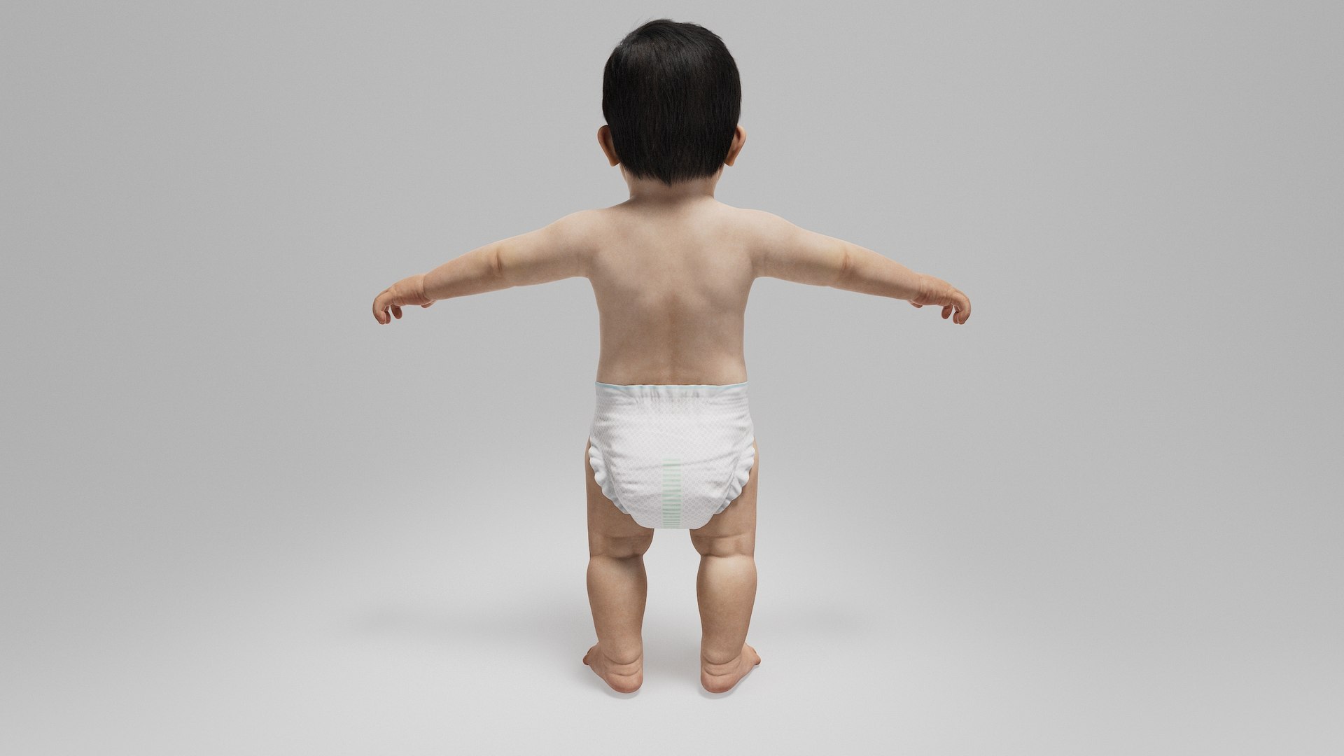 3D Baby Rigged 3 - TurboSquid 2206191