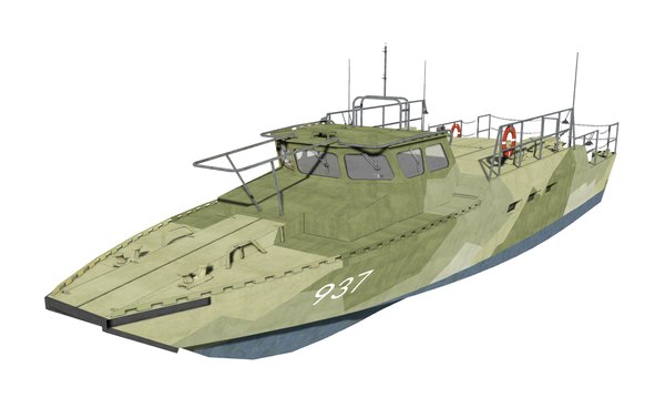 3D combat boat 90h vessel - TurboSquid 1566810