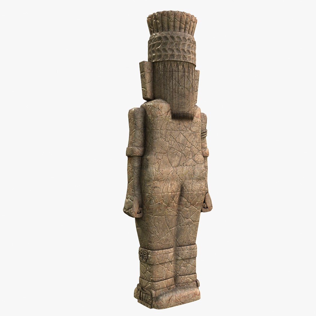 3d Aztec Stone