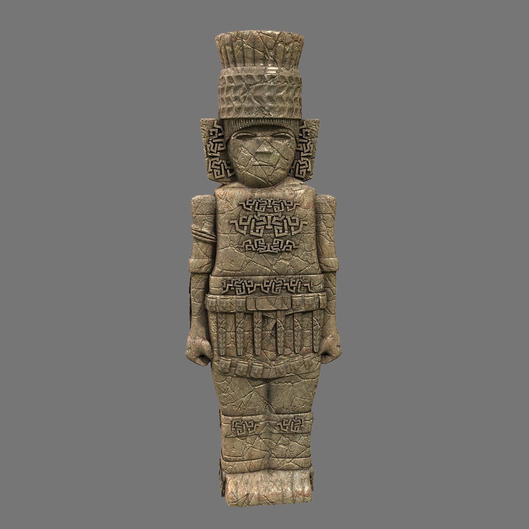 3d Aztec Stone