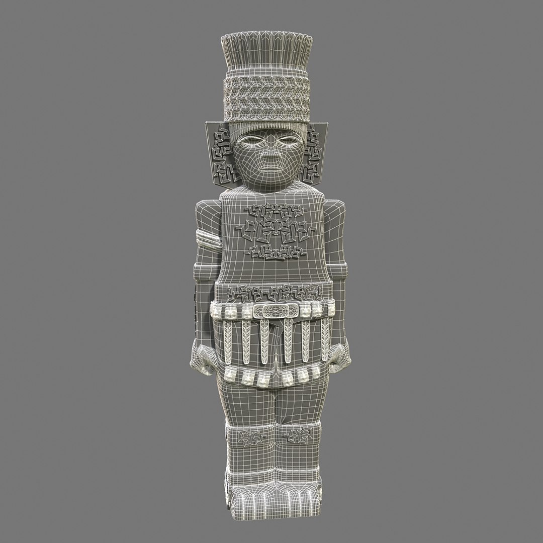 3d Aztec Stone