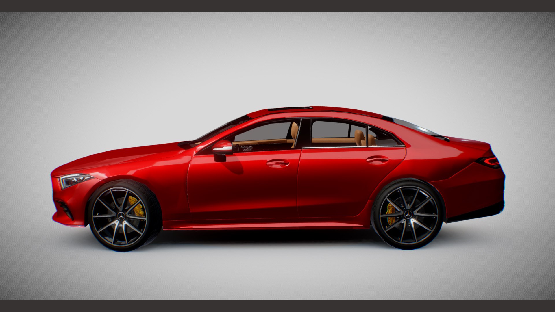 Mercedes-Benz CLS Interior 3D Model - TurboSquid 1781280