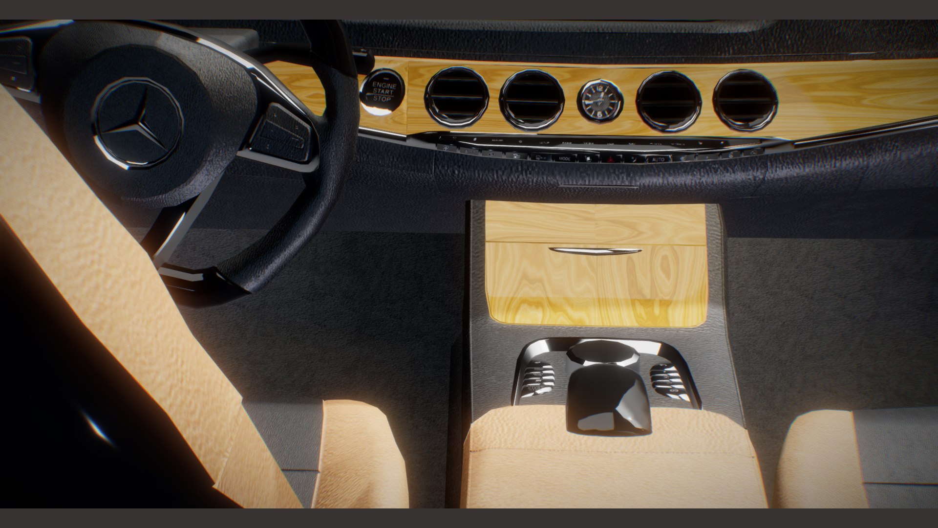 Mercedes-Benz CLS Interior 3D Model - TurboSquid 1781280