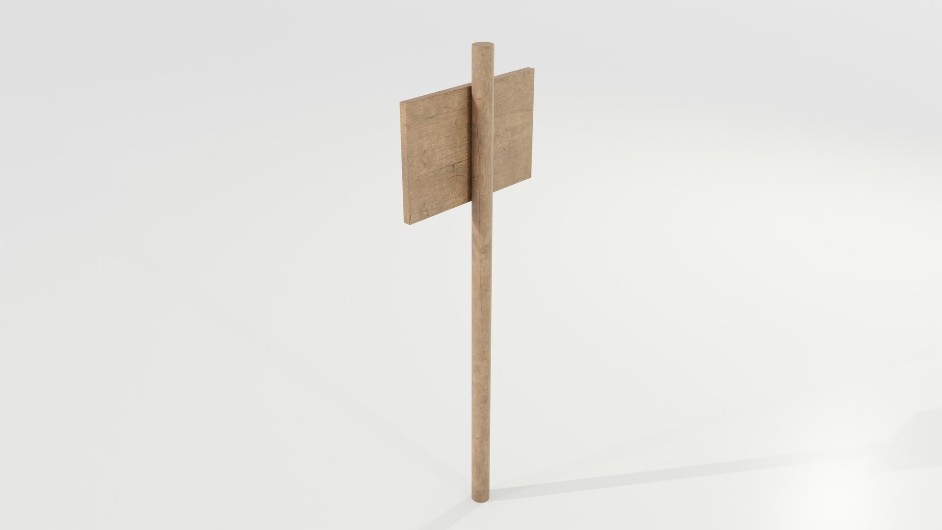 Free Simple Wooden Sign 3D Model - TurboSquid 2215001