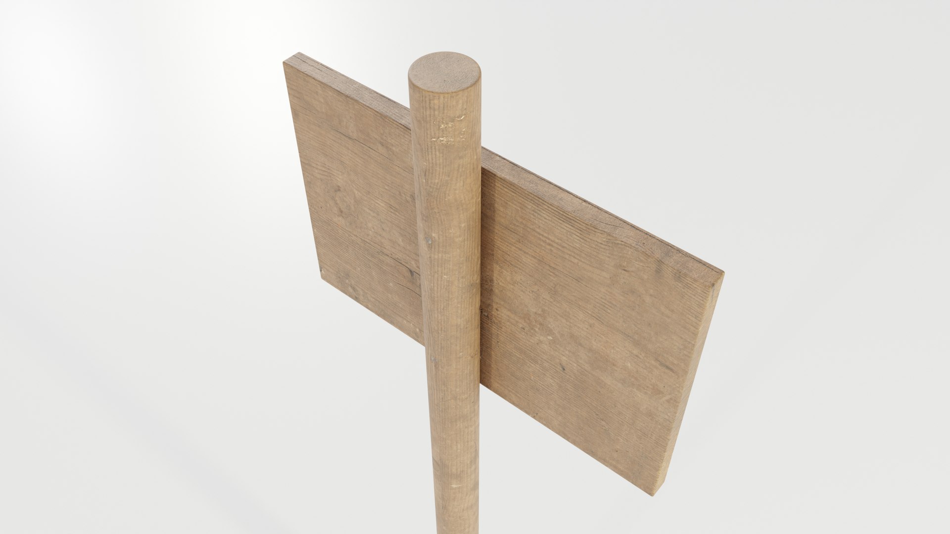 Free Simple Wooden Sign 3D Model - TurboSquid 2215001