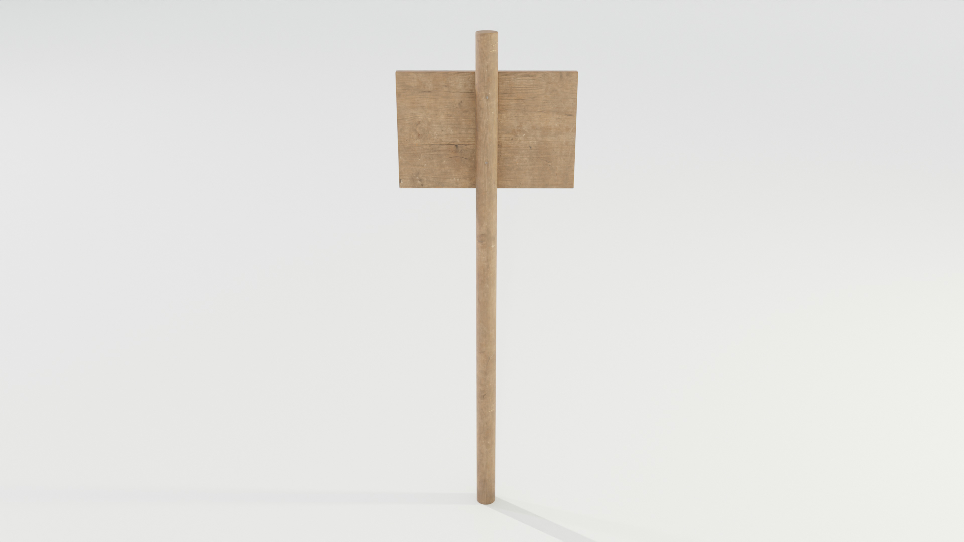 Free Simple Wooden Sign 3D Model - TurboSquid 2215001