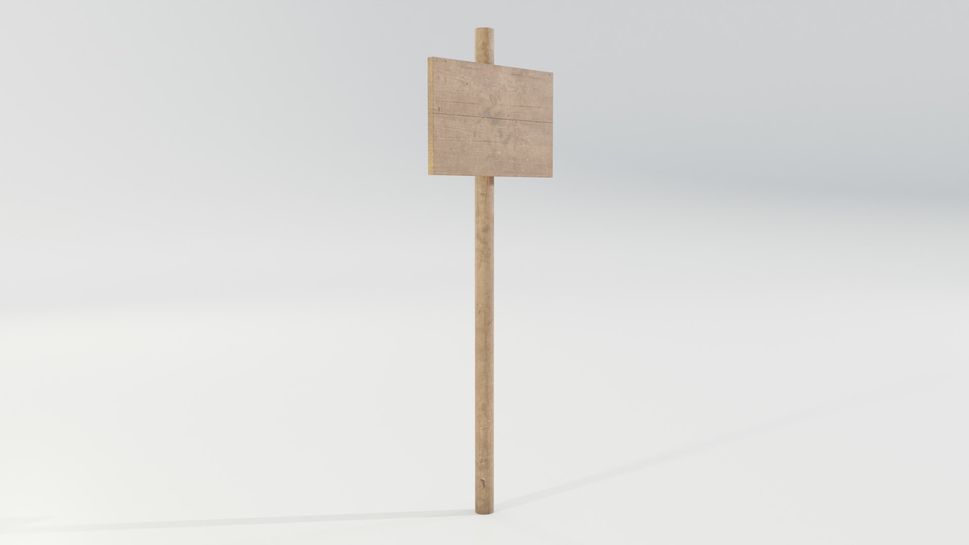 Free Simple Wooden Sign 3D Model - TurboSquid 2215001