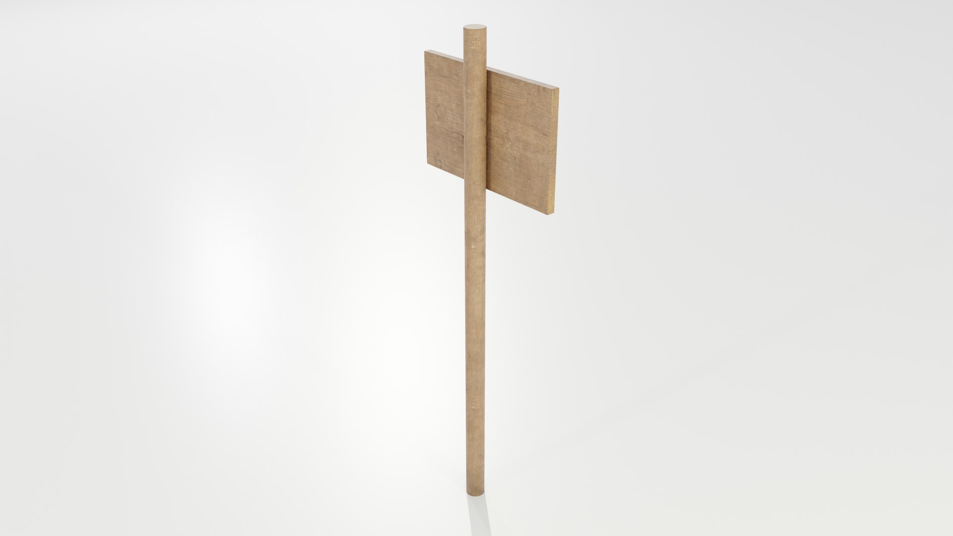 Free Simple Wooden Sign 3D Model - TurboSquid 2215001