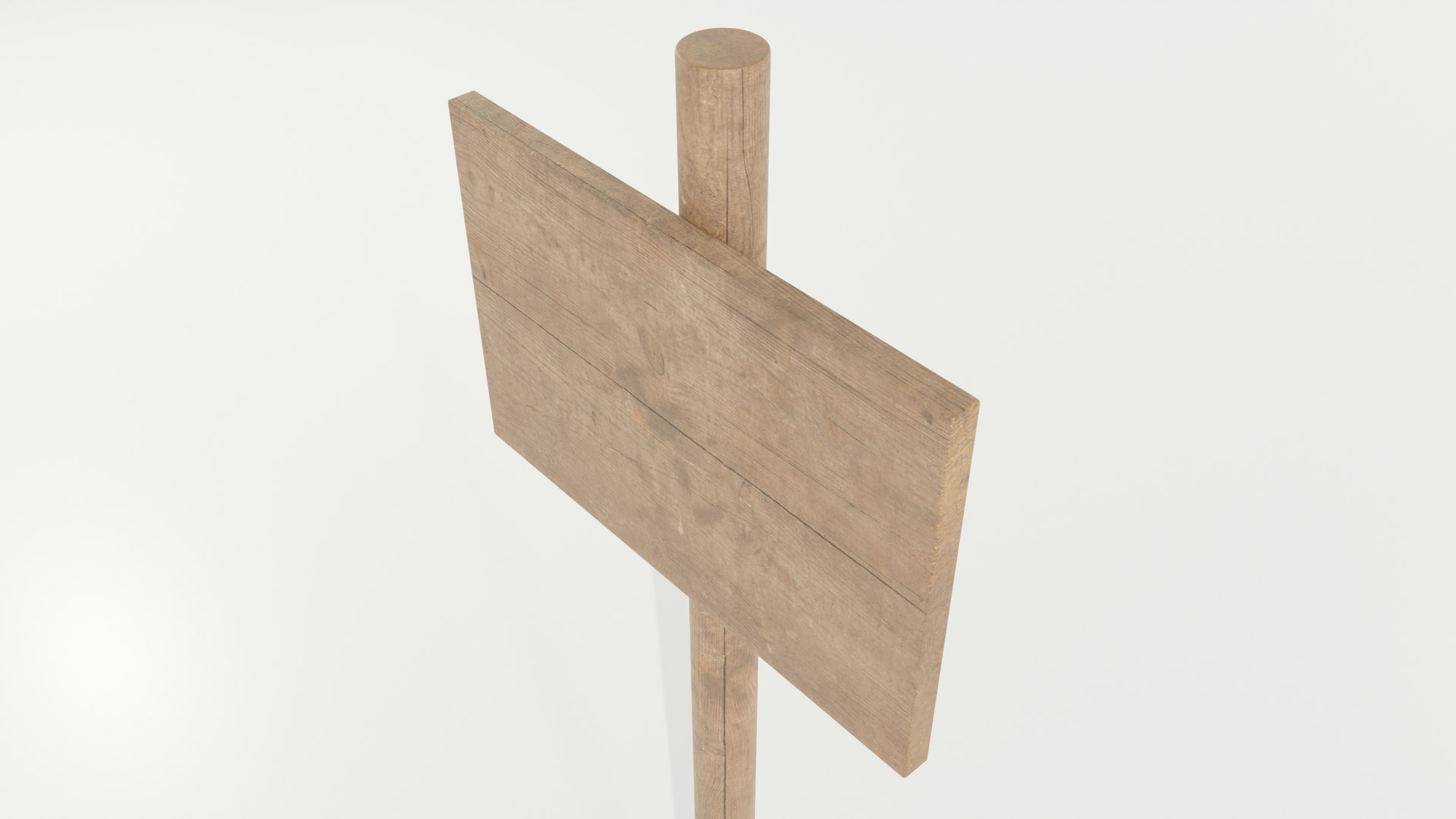 Free Simple Wooden Sign 3D Model - TurboSquid 2215001