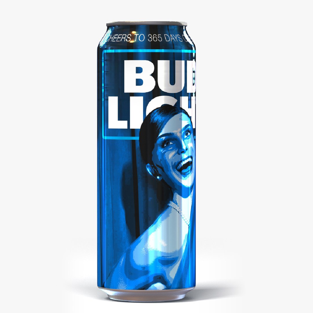 3D Bud Lite Dylan Mulvaney commemorative can - TurboSquid 2069524