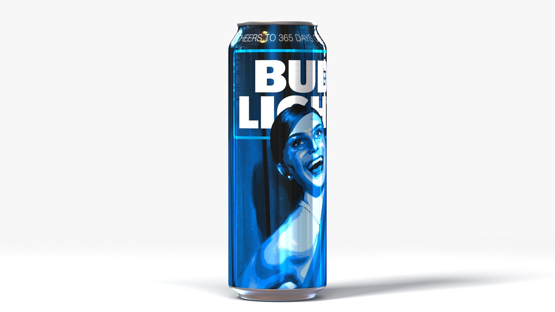 3D Bud Lite Dylan Mulvaney Commemorative Can - TurboSquid 2069524