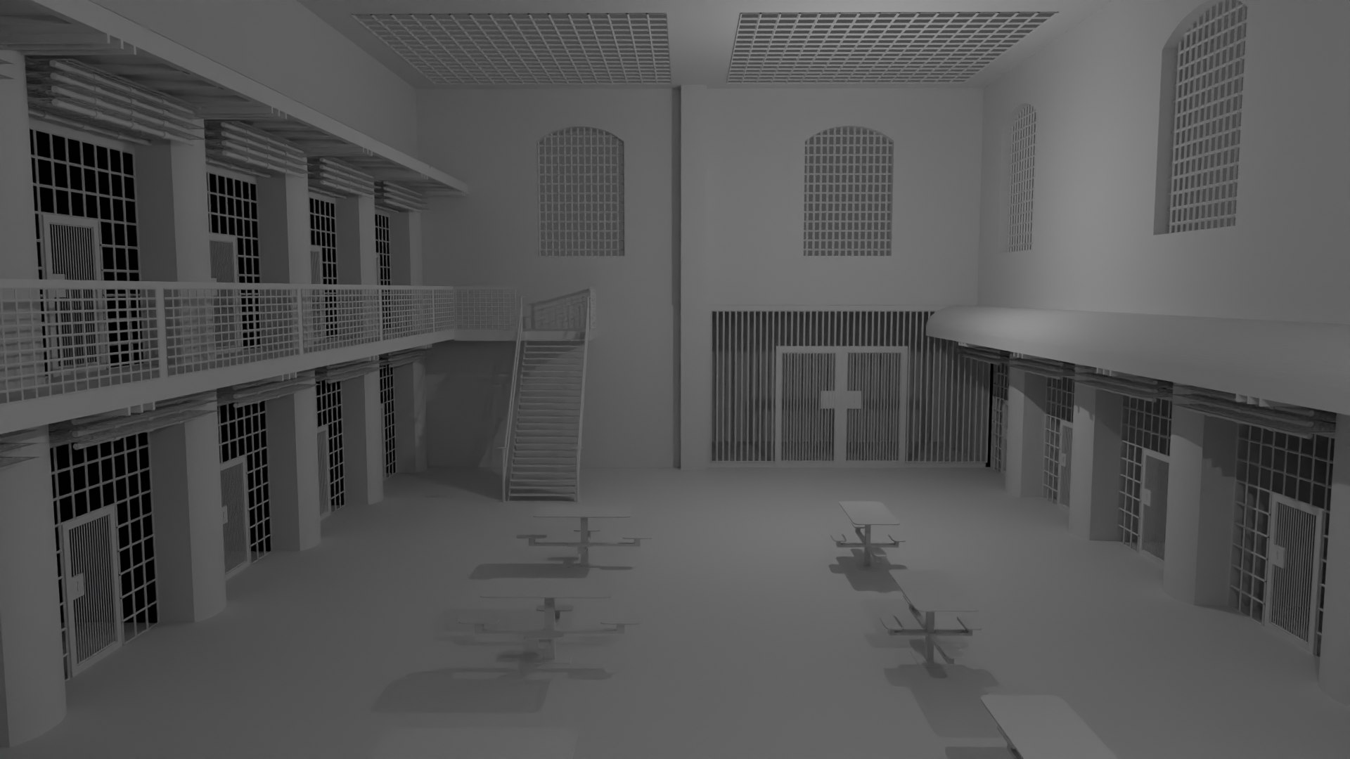 3D Prison Interior - TurboSquid 2157364