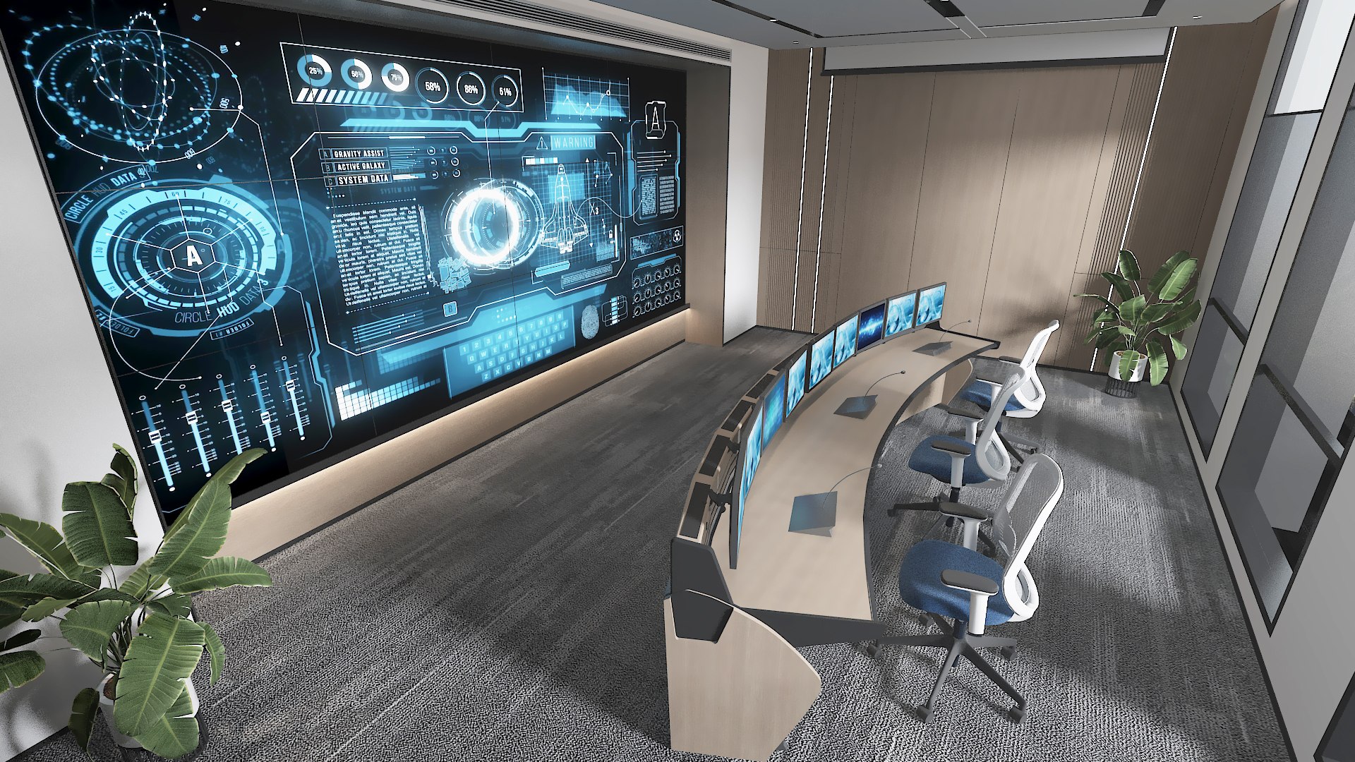 Control Room 3D Model - TurboSquid 2272634