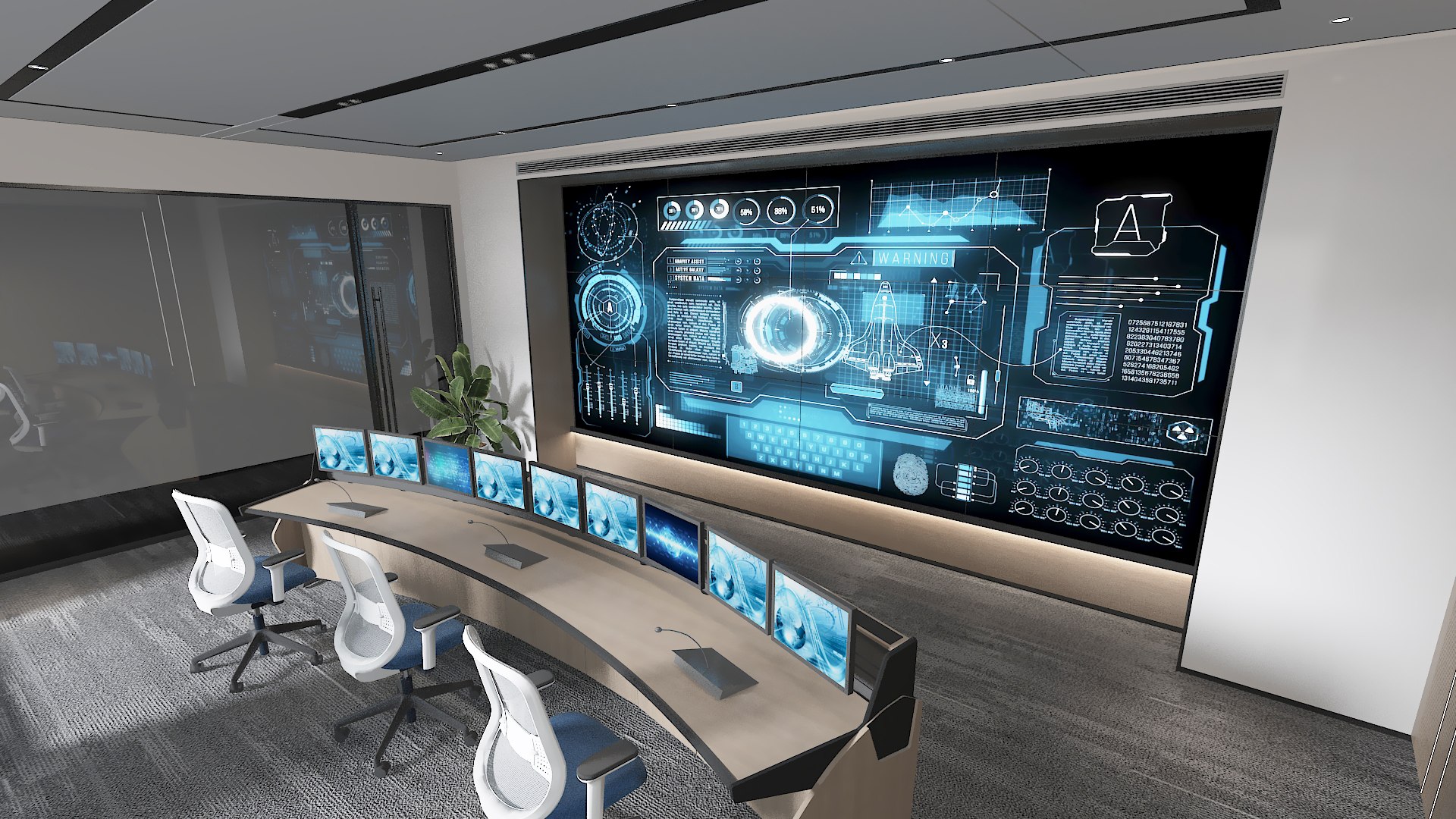 Control Room 3D Model - TurboSquid 2272634