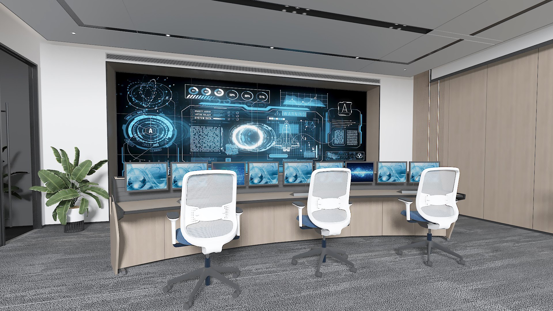 Control Room 3D Model - TurboSquid 2272634