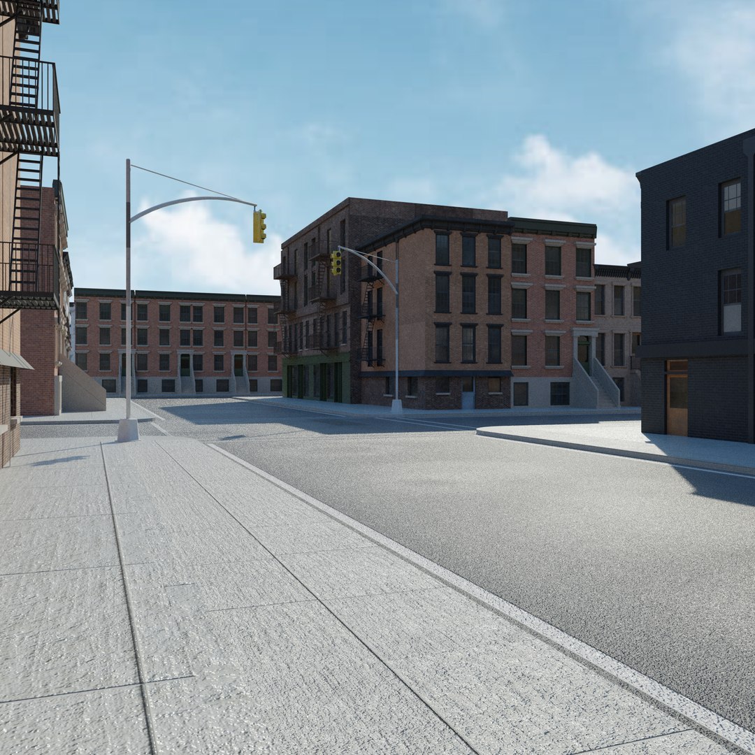 New York Block Model - TurboSquid 1802661