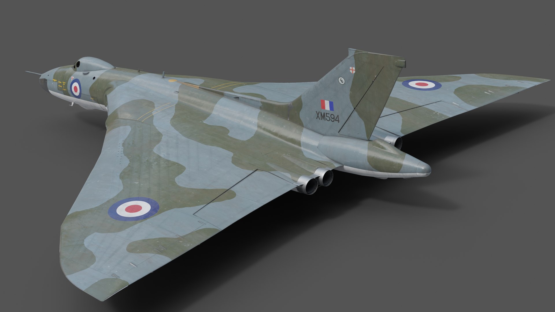Avro Vulcan B2 3D Model - TurboSquid 2096222
