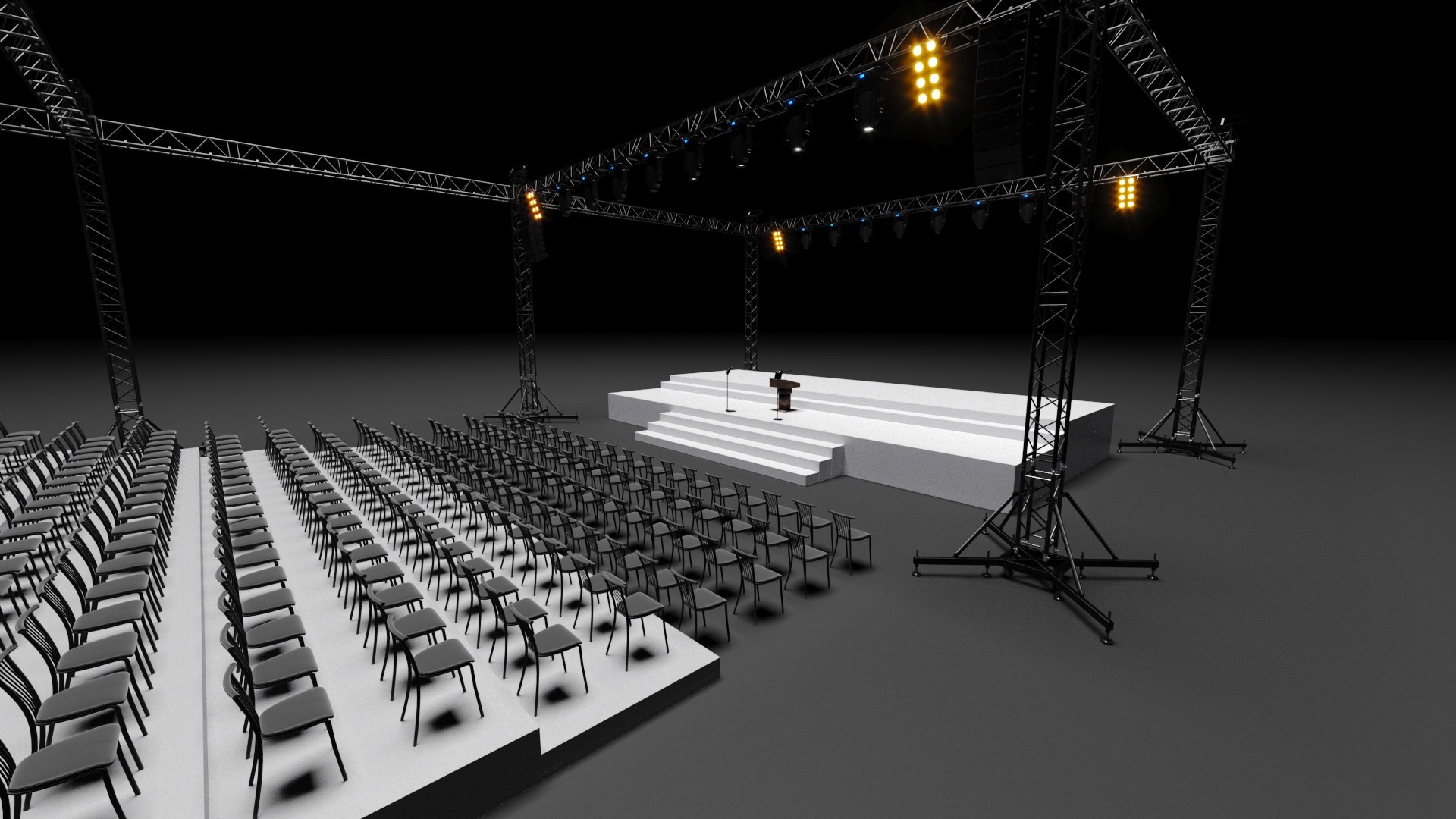 3D Event Stage Design - TurboSquid 2141060
