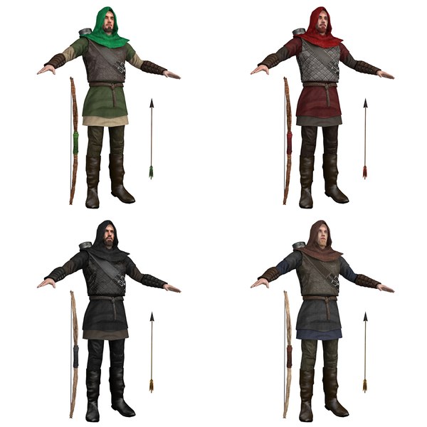 Characters Hooded 3D Models for Download | TurboSquid