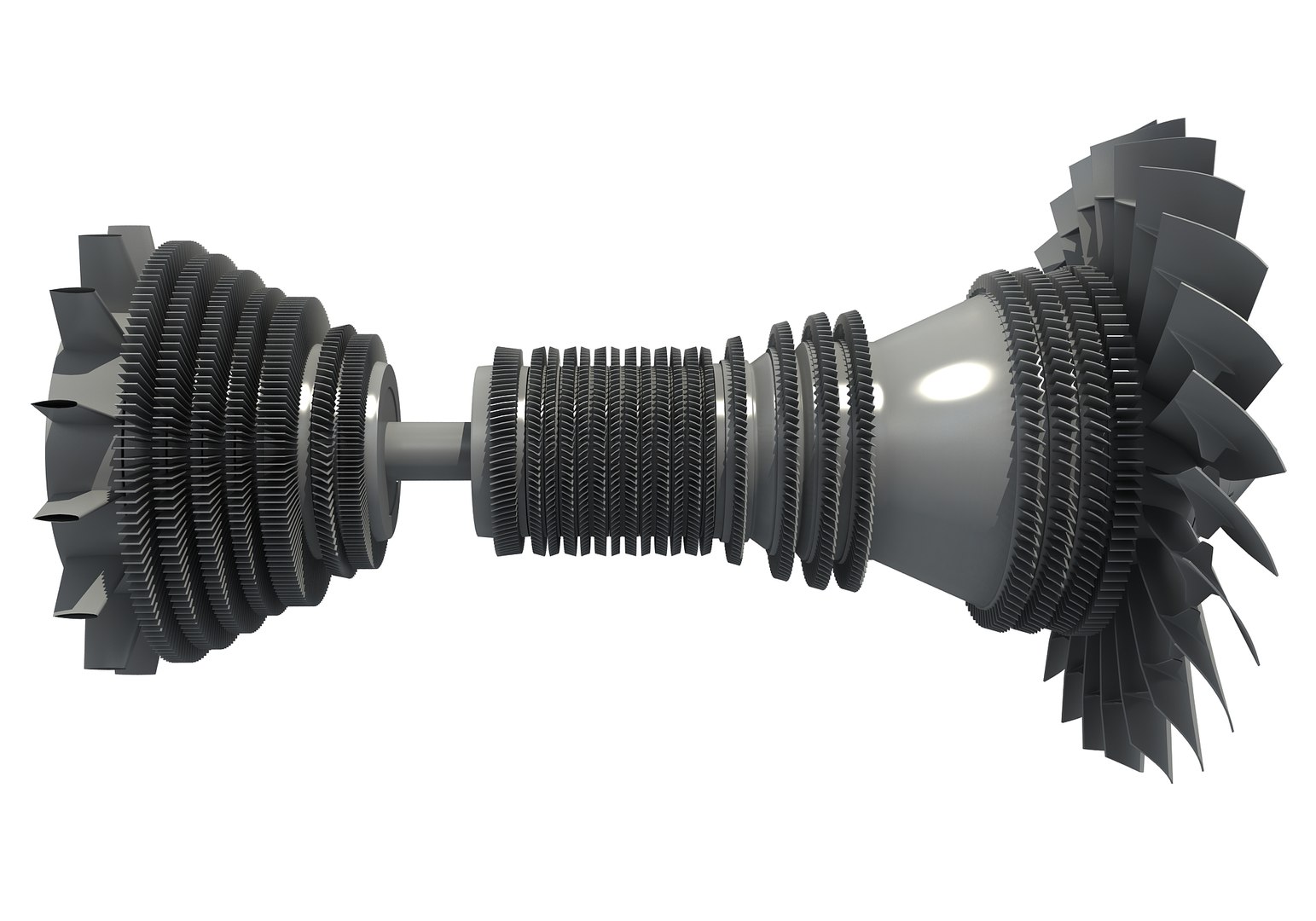 Turbine Engine 3D Model - TurboSquid 1170656