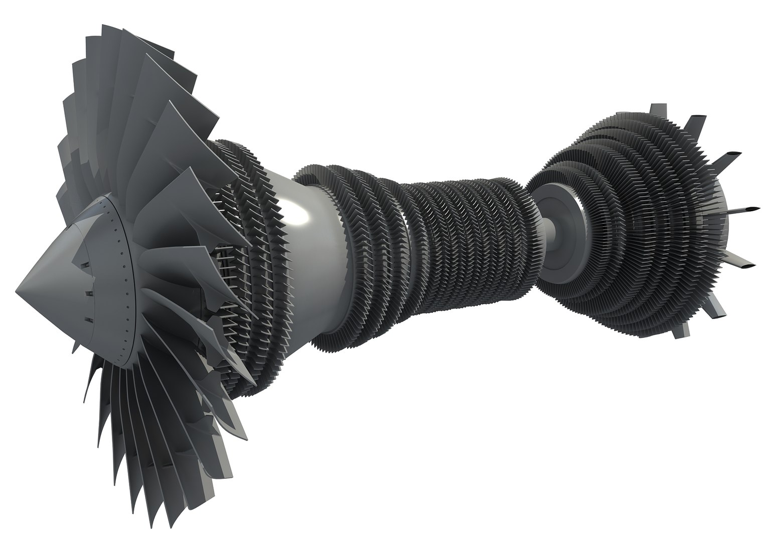 Turbine Engine 3D Model - TurboSquid 1170656