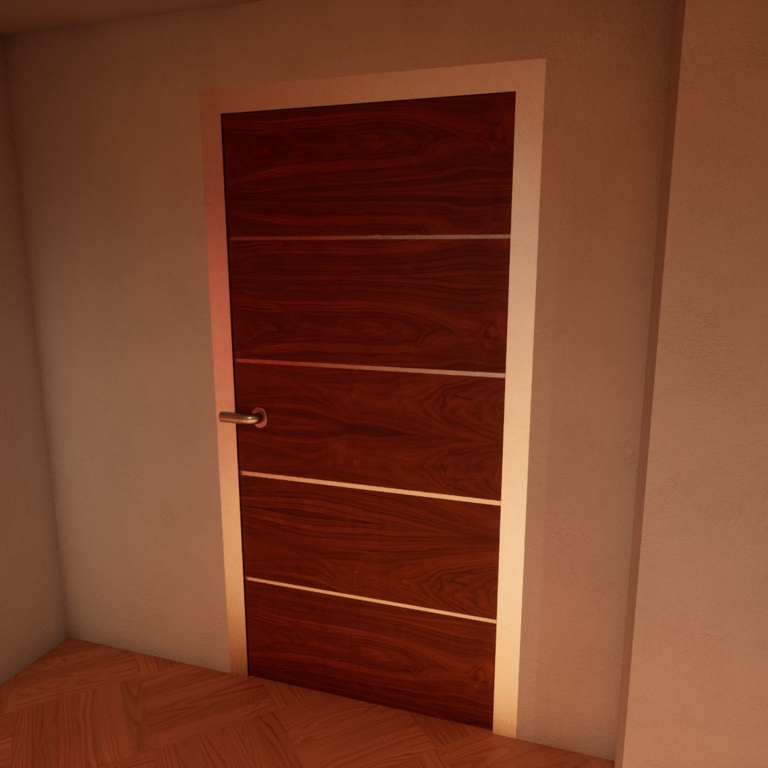 3D Modern Interior Door - TurboSquid 1892604