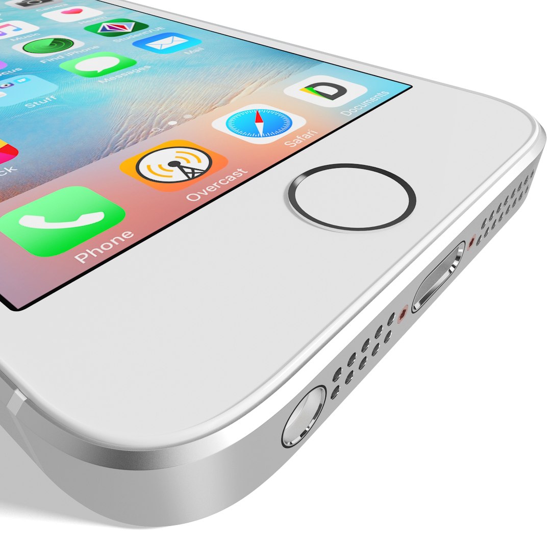 Realistic Apple Iphone Se 3d Model