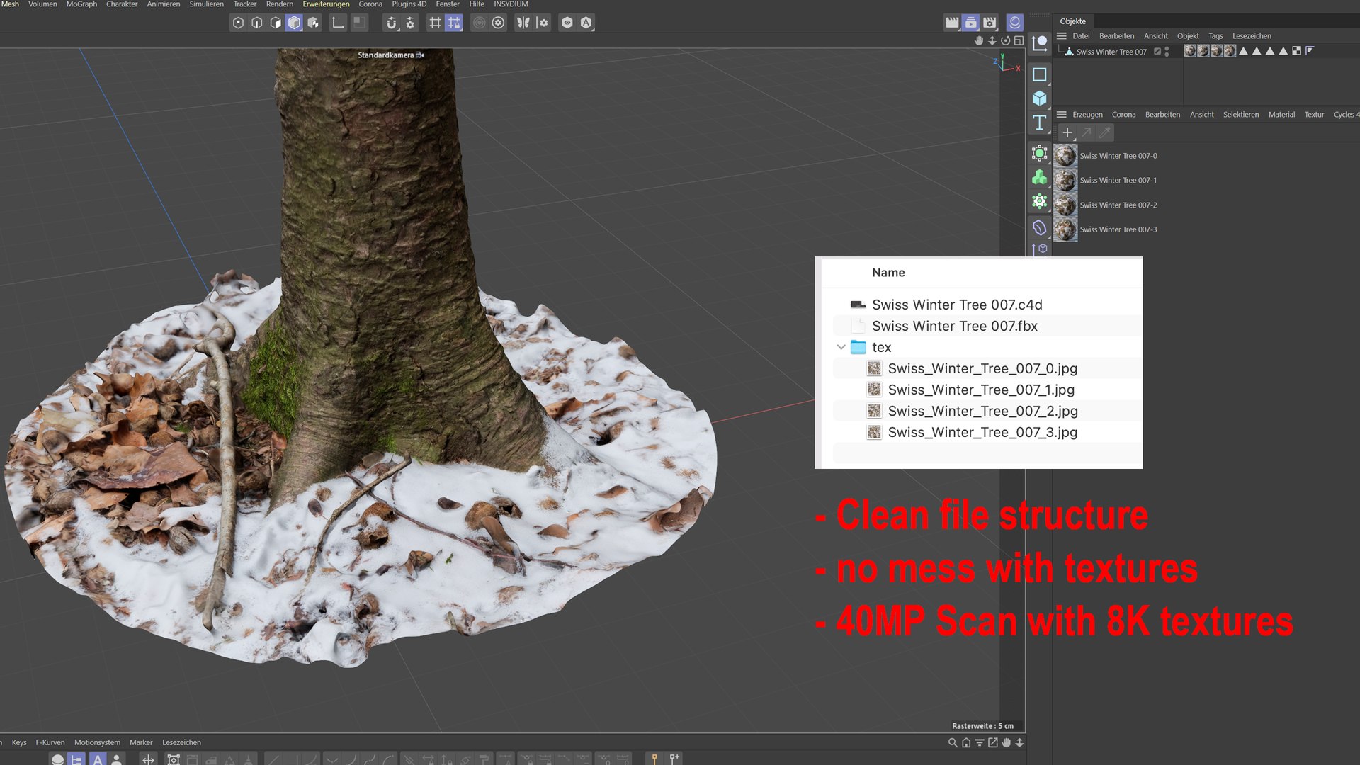 Swiss Winter Tree 007 3D Model - TurboSquid 2178019