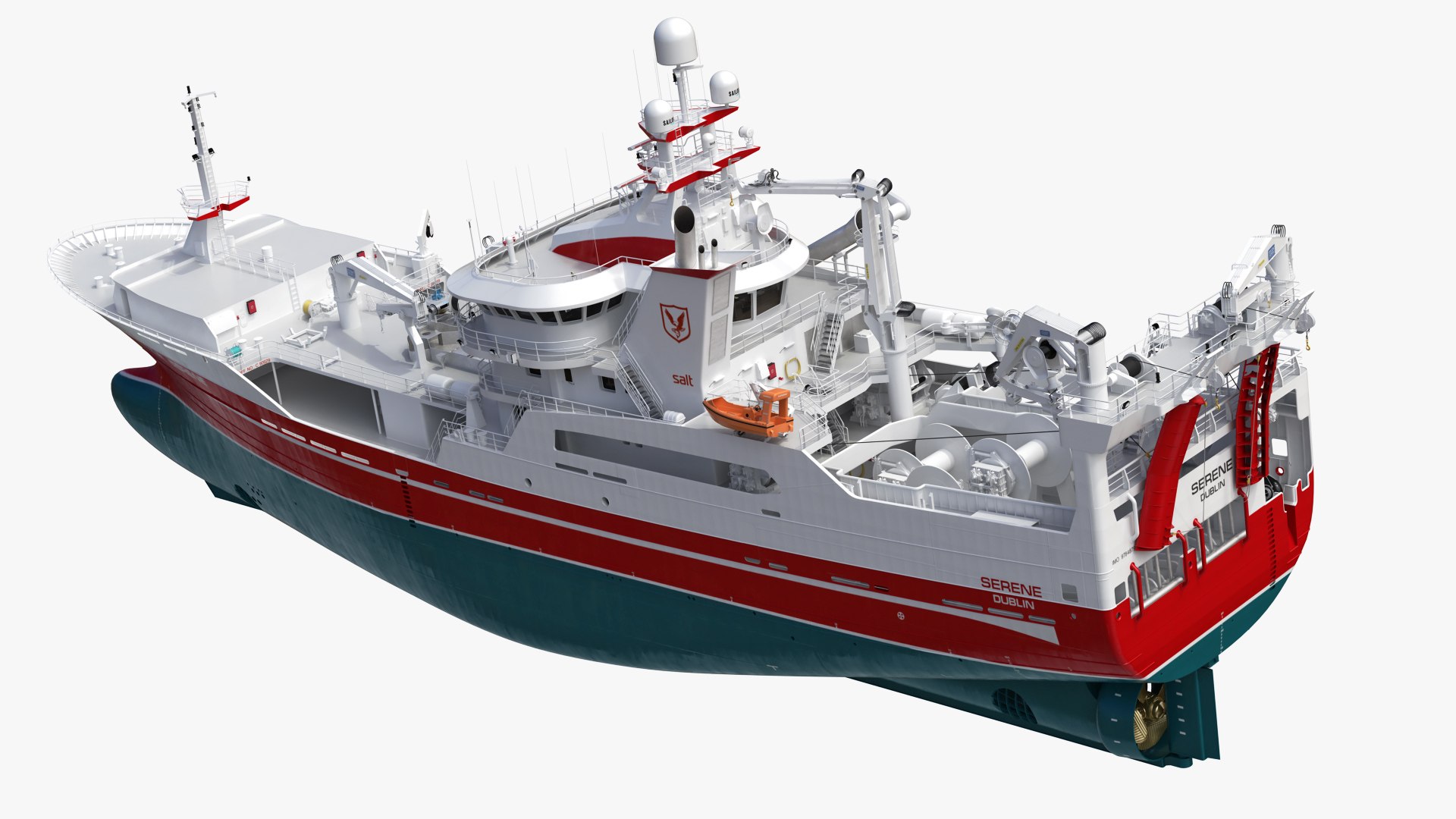 3D model Fishing Trawler Serene S902 - TurboSquid 2142793