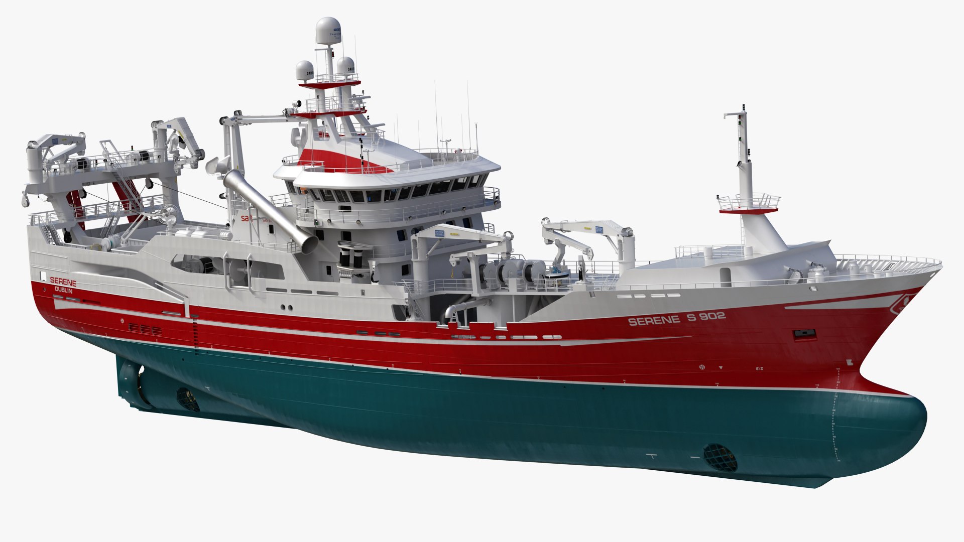 3D model Fishing Trawler Serene S902 - TurboSquid 2142793