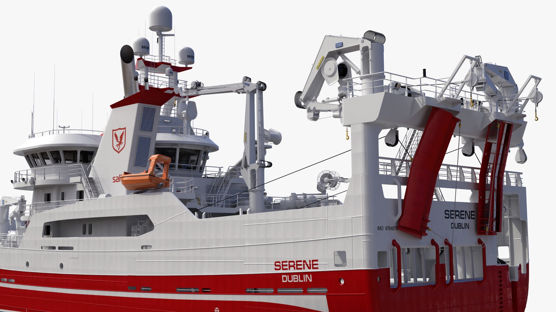 3D model Fishing Trawler Serene S902 - TurboSquid 2142793