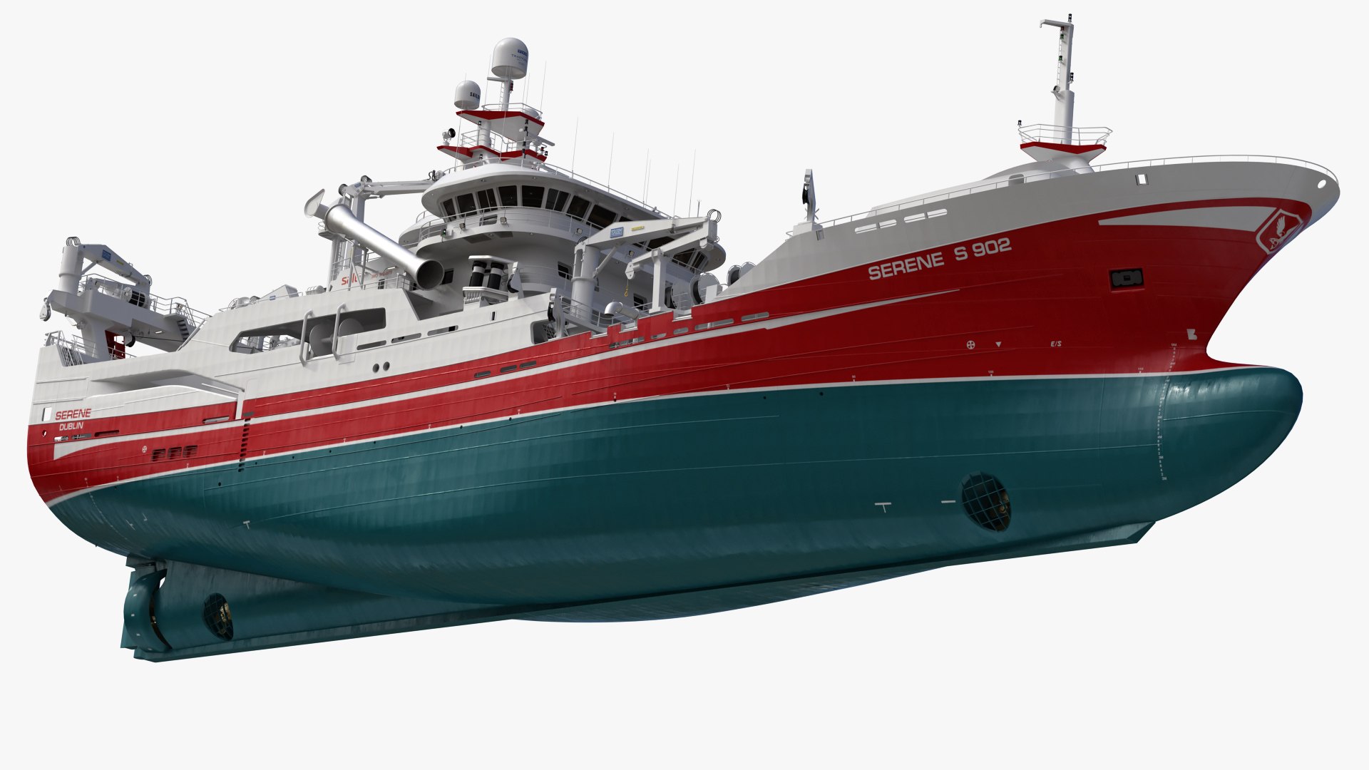 3D model Fishing Trawler Serene S902 - TurboSquid 2142793