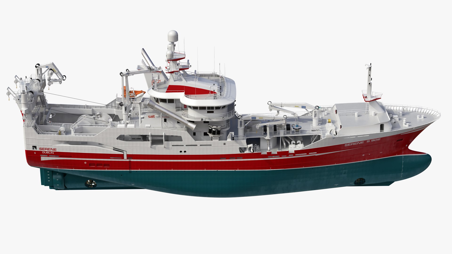 3D model Fishing Trawler Serene S902 - TurboSquid 2142793