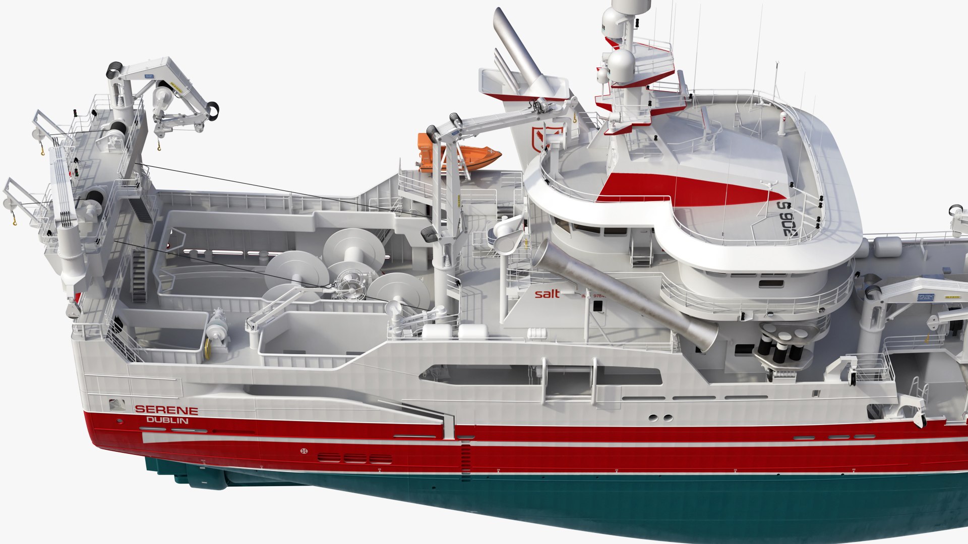 3D model Fishing Trawler Serene S902 - TurboSquid 2142793