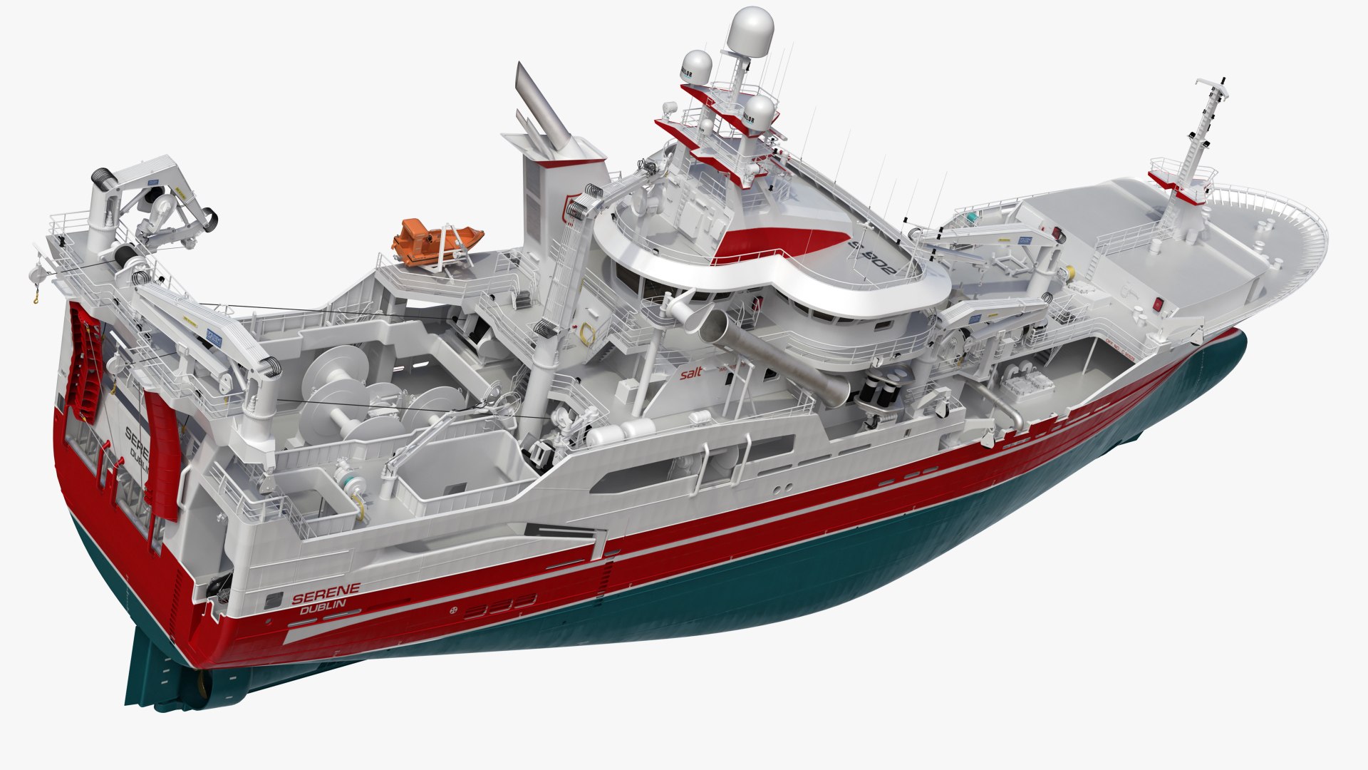 3D model Fishing Trawler Serene S902 - TurboSquid 2142793