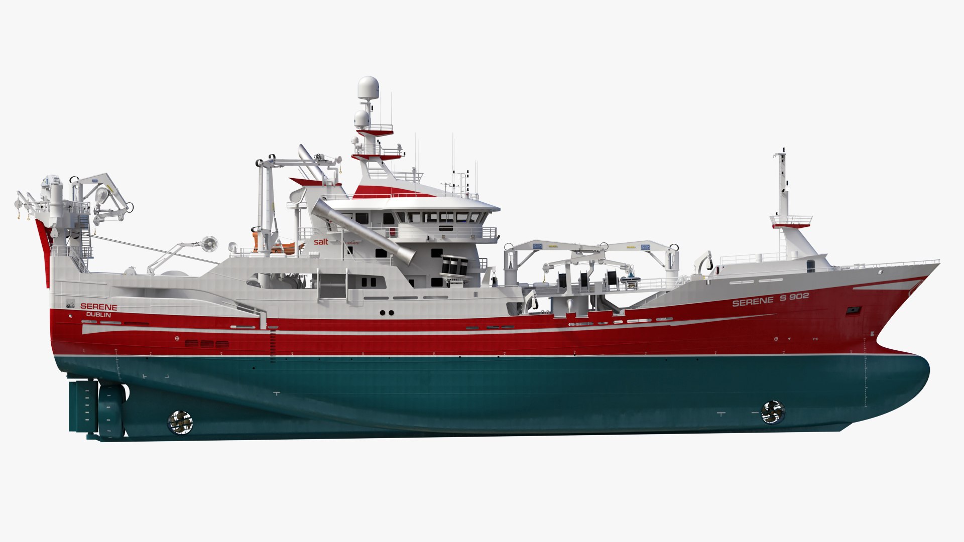 3D model Fishing Trawler Serene S902 - TurboSquid 2142793