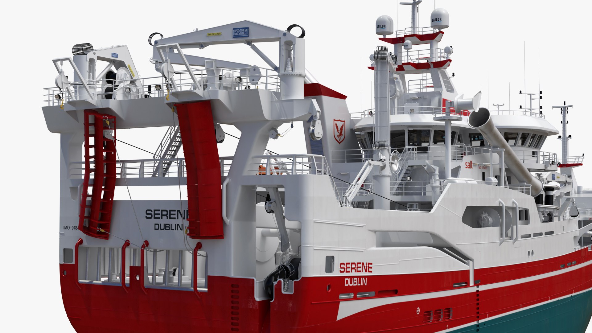 3D model Fishing Trawler Serene S902 - TurboSquid 2142793
