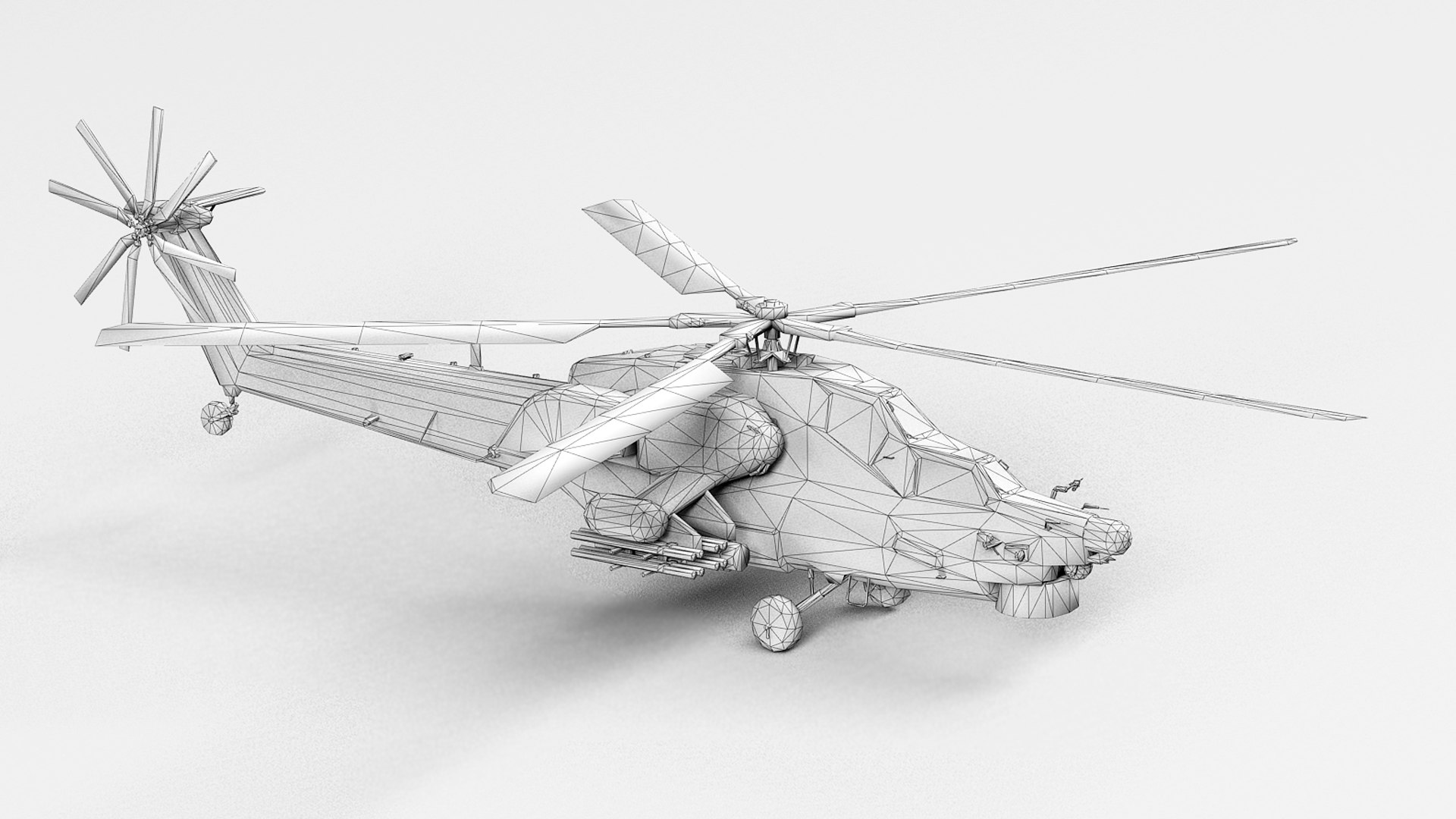 3D Model Mi 28 Helicopter - TurboSquid 1670156