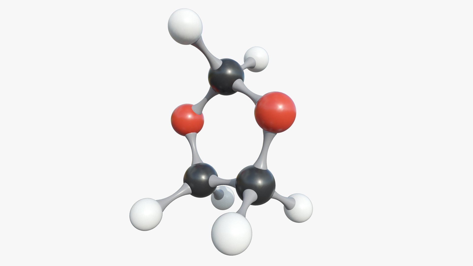 Dioxolane Molecule With PBR 4K 8K 3D Model - TurboSquid 1943253
