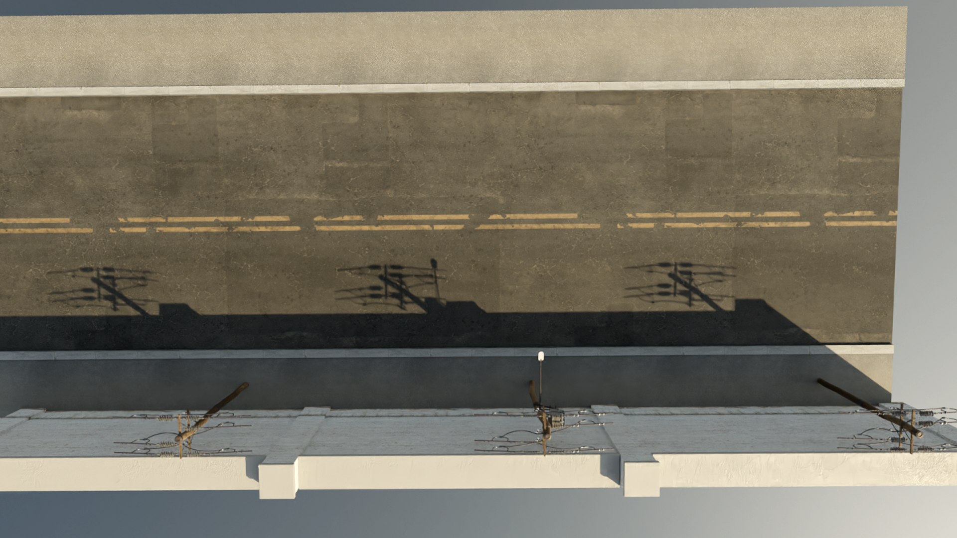 3D Telegraph Poles Model - TurboSquid 2204961