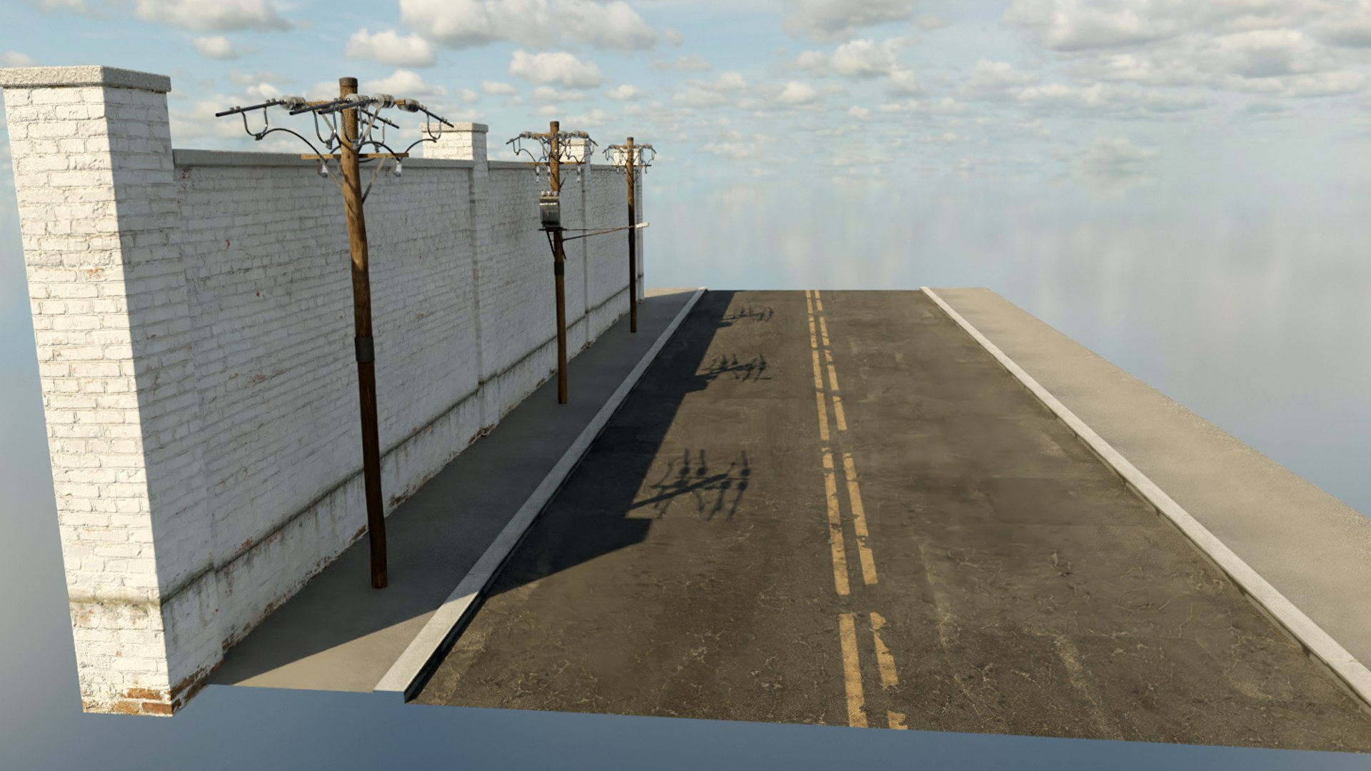 3D Telegraph Poles Model - TurboSquid 2204961