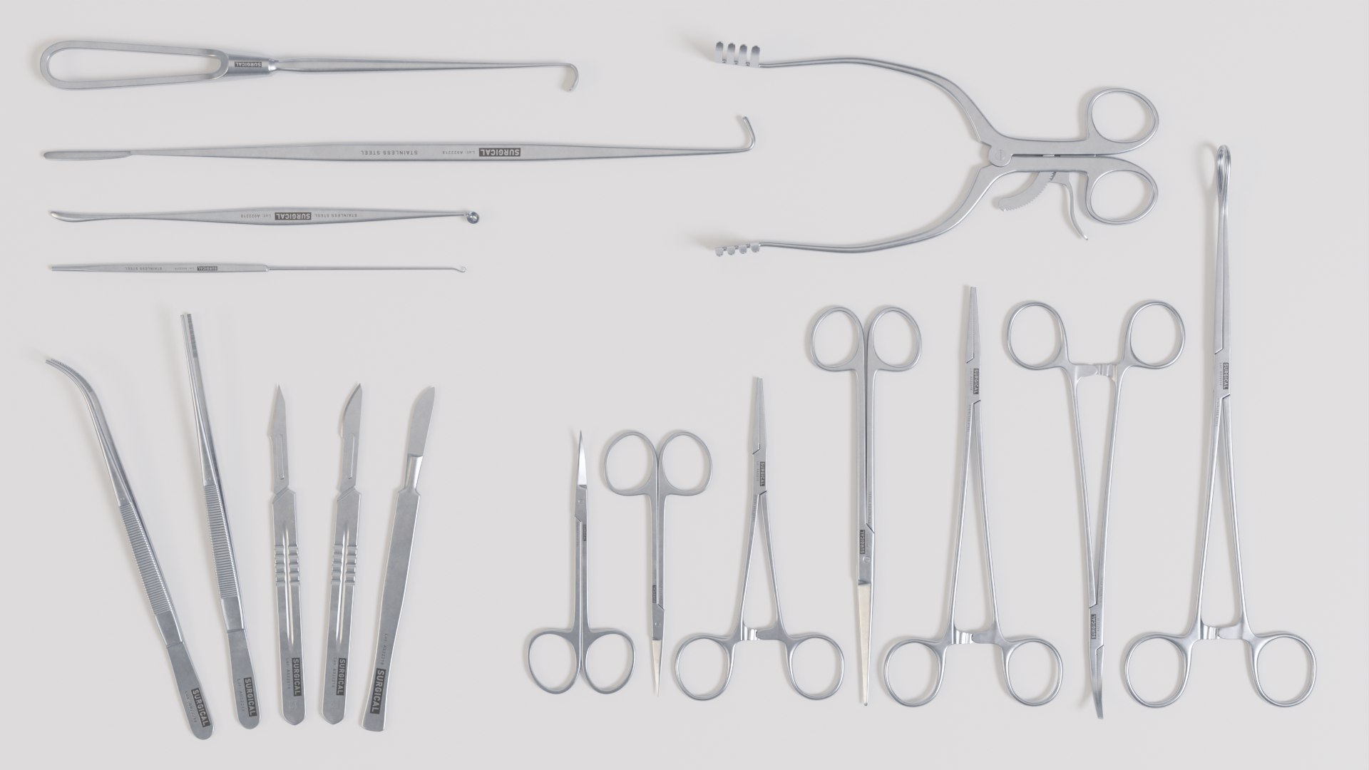 Surgical Instruments Model - TurboSquid 2129665
